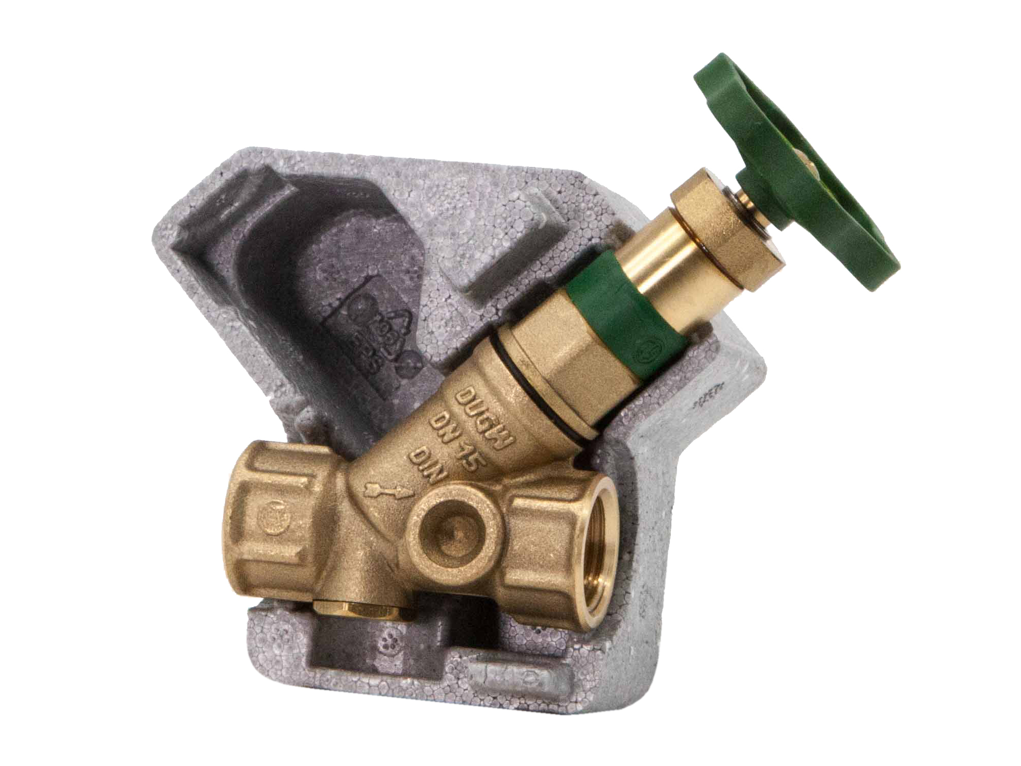 Schlösser KFR-Ventil DG1625 DN 15, Rp 1/2, mit Dämmschale, ohne ...