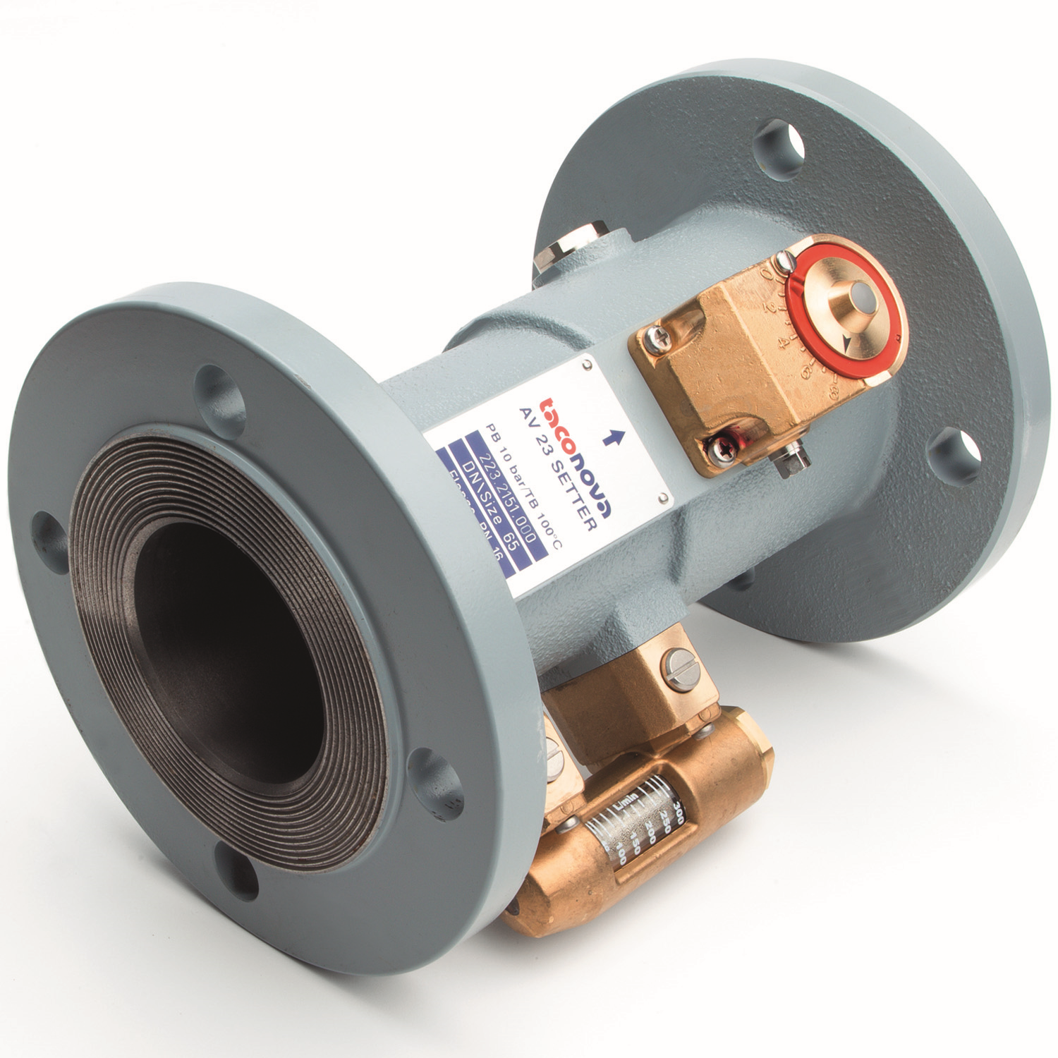 TACONOVA Abgleichventil SETTER Bypass FL DN 65, 60-325 l/min., DIN/PN ...